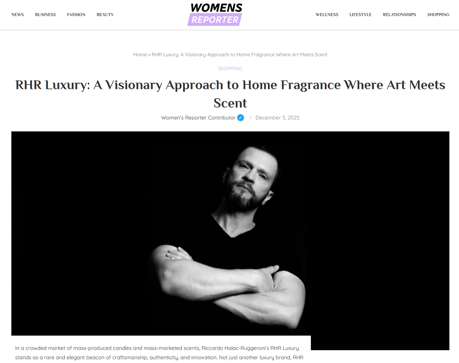 RHR Luxury Candles & Home Fragrance